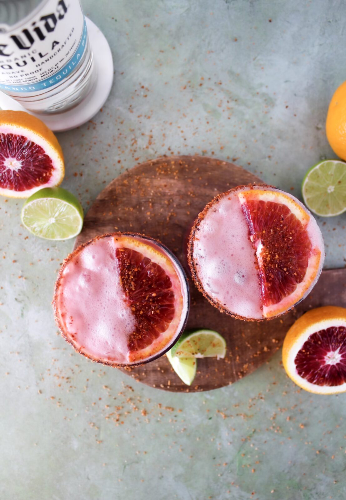 coconut blood orange margarita - carneliancooks.com