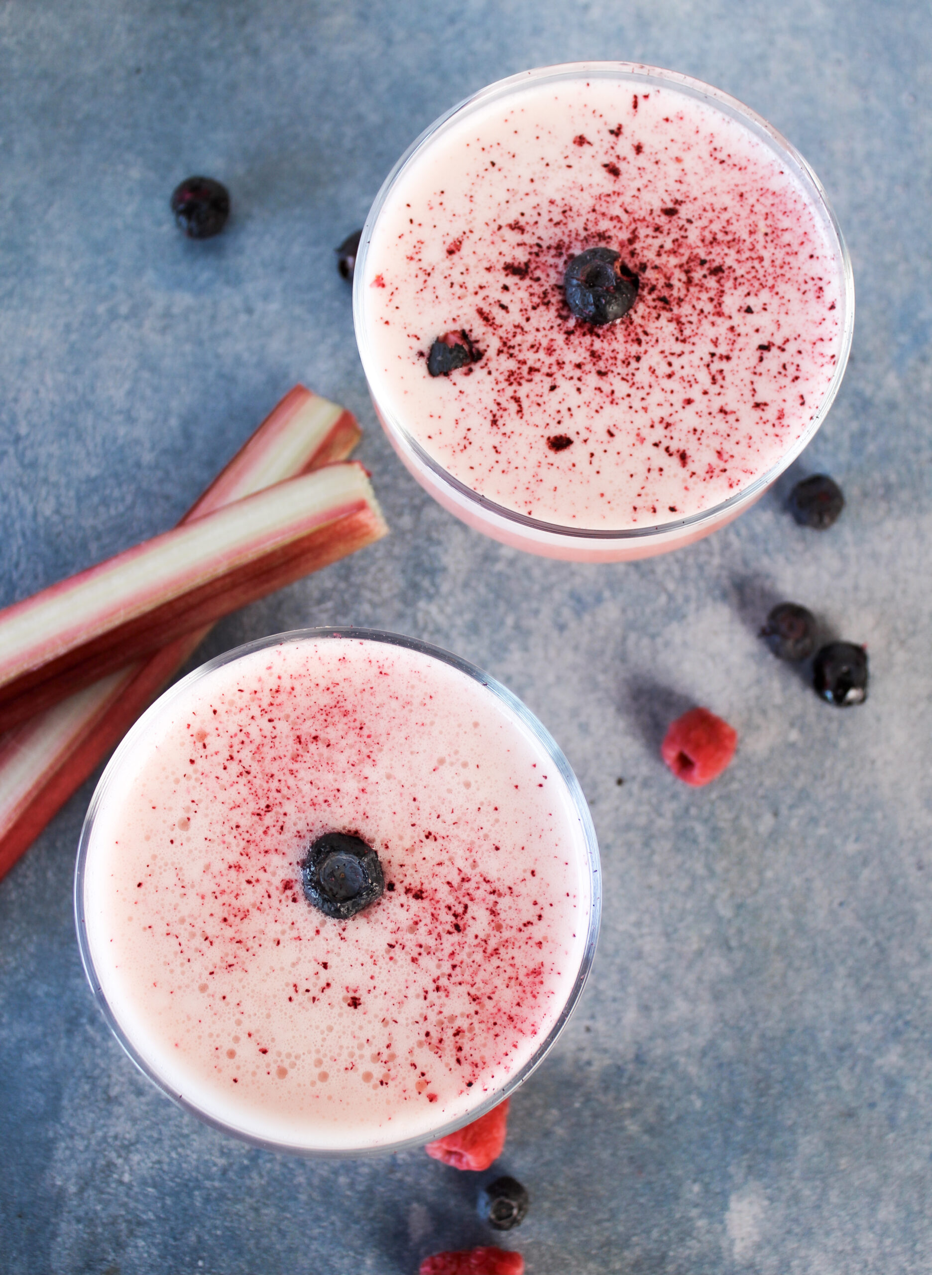 raspberry rhubarb whiskey sour - carneliancooks.com